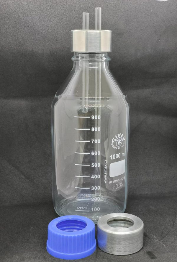 FRASCO PARA DRENAJE TORAXICO CON TAPA DE PLASTICO DE 1000 ML COD 061.901.TP ISOLAB